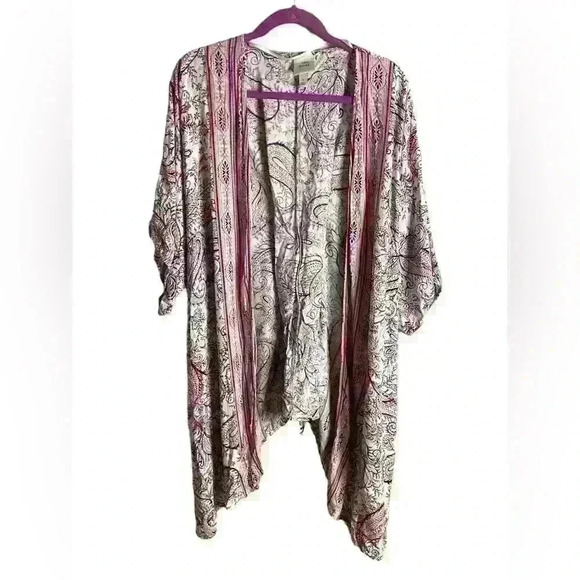 Knox Rose | Tops | Knox Rose Size Small Kimonopasily Floral Print ...